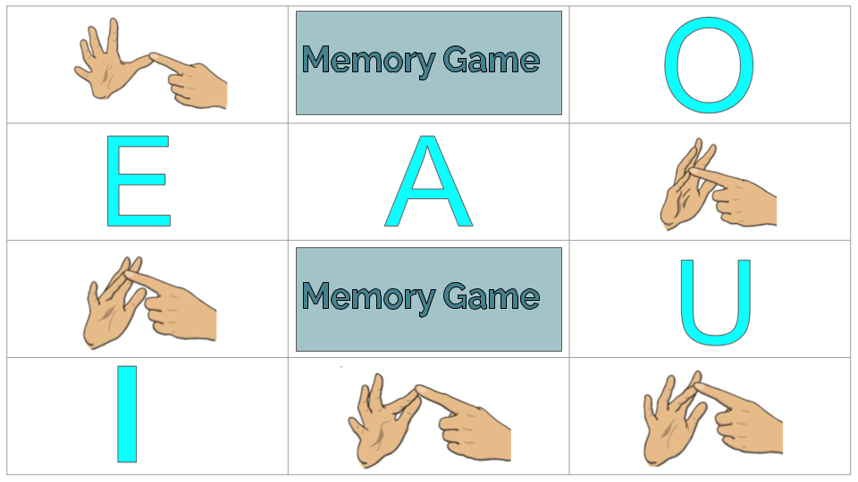 NZSL Alphabet Vowels Game – Leata @ Pt England School